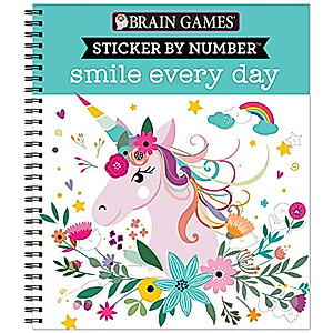 Brain Games - Sticker by Number: Smile Every Day
