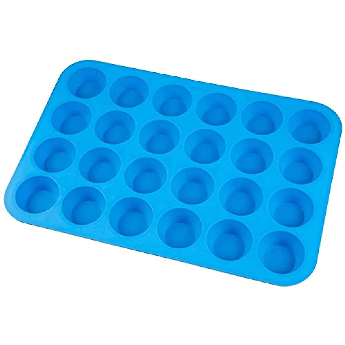 SAMZAREULO Silicone Muffin Pan Mini 24 Cups Cupcake Pan