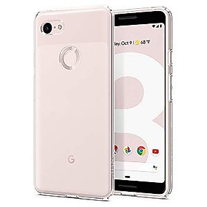 Spigen Liquid Crystal Designed for Google Pixel 3 Case (2018) - Crystal Clear