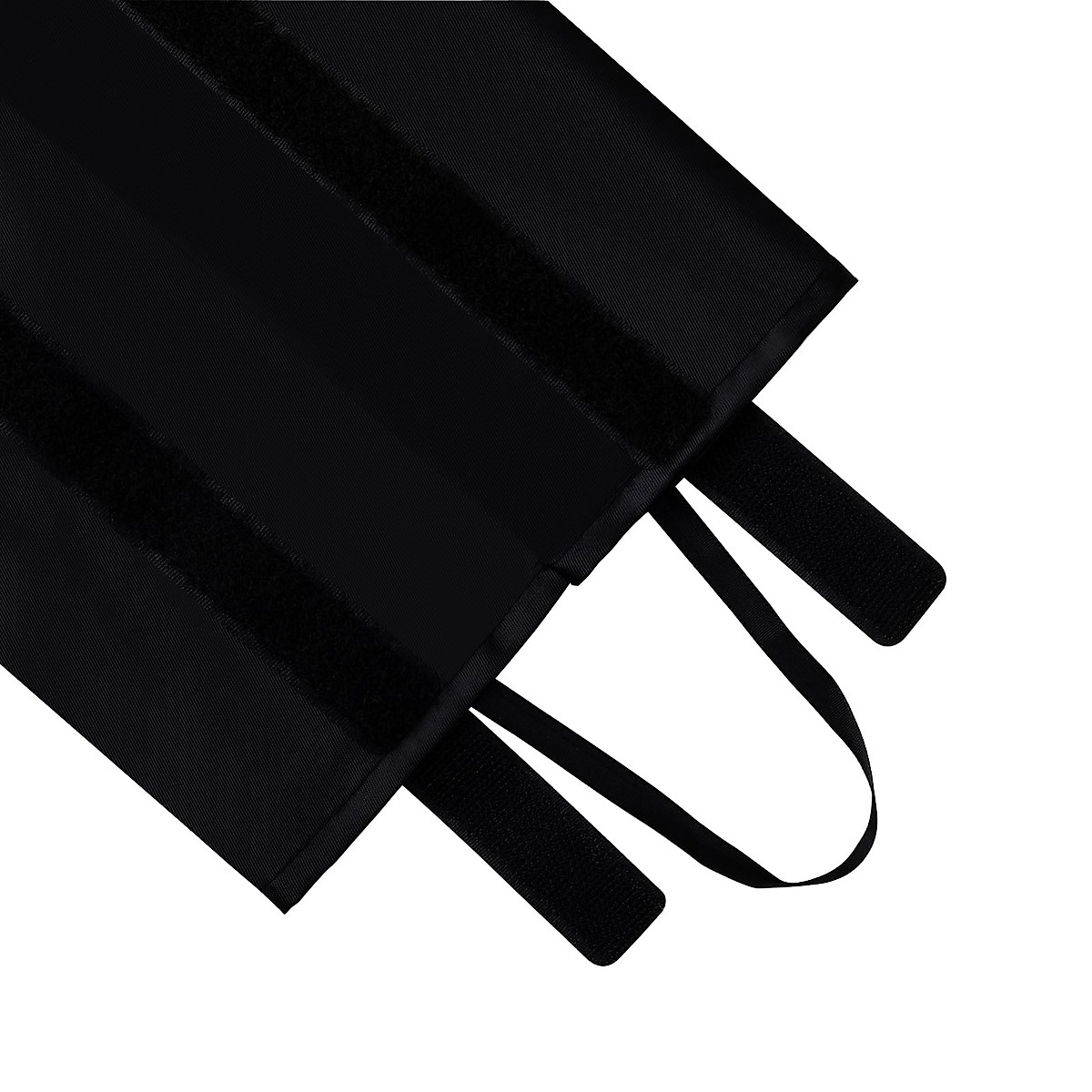 Sunolga 36 Inches Waterproof Door Draft Stopper, Adjustable Twin Under Door Draft Noise Blocker for Bottom of Doors, Black