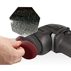 Mini Polisher, Mini Buffer, Small Buffer Polisher, SPTA Mini Oribtal Polisher 3 Inch 10mm/780W Variable Speed Orbit Dual Action Polisher With Polishing Pads+Sanding Discs+Pad Conditioning Brush