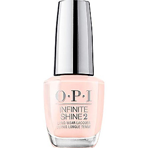 OPI Infinite Shine 2 Long-Wear Nail Lacquer, Sheer Soft Hint of Pink Crème Finish Nude Nail Polish, Up to 11 Days of Wear, Chip Resistant & Fast Drying Gel-Like Polish, Bubble Bath, 0.5 fl oz
