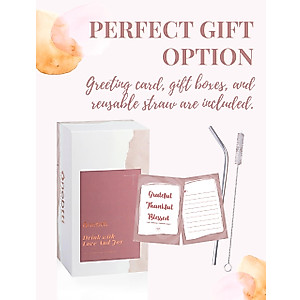 Onebttl Niece Gifts from Aunt, Insulated Stainless Steel Coffee Mug Tumbler with Lid and Straw, from Uncle, Perfect for Birthday, Christmas, 20oz/590ml, Rose Gold - Graduation