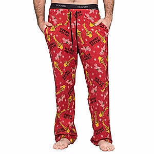 Underboss Christmas Story Major Award with Leg Lamp Lounge Pants - XX-Large - Christmas Pajama Pants - Christmas Pj Pants - Christmas Pajamas Men & Women - Mens Christmas Sleep Pants Red