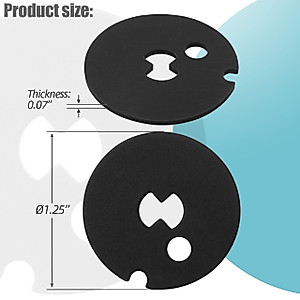 Water Softener Venturi Gasket for Kenmore - Parts # 7204362 Compatible with Whirlpool, Kenmore, GE, Morton SystemSaver, North Star Water Softner (Pack of 4)