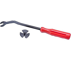 QDJUNE 4878883AA Hood Insulation Retainers Pack of 30, Bumper Cover Retainer Clip, Replacement for Jeep, Dodge, Ram, Nylon Clip, with 1Pcs Tough Fastener Remover