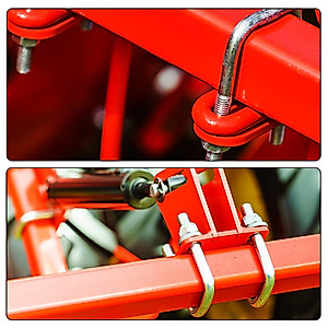 uxcell Square u-Bolts 0.79"(20mm) Inner Width 45mm Length M6 304 Stainless Steel U Bolt with Nuts Frame for Boat Trailer