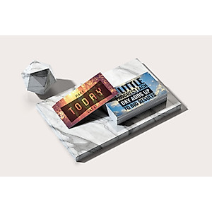 Better Office Products Motivation Inspiration Affirmation Cards, 120 Pack, 2 Each of 60 Unique Assorted Designs, Encouragement Card Deck, 2" x 3.5" (Business Card Size)