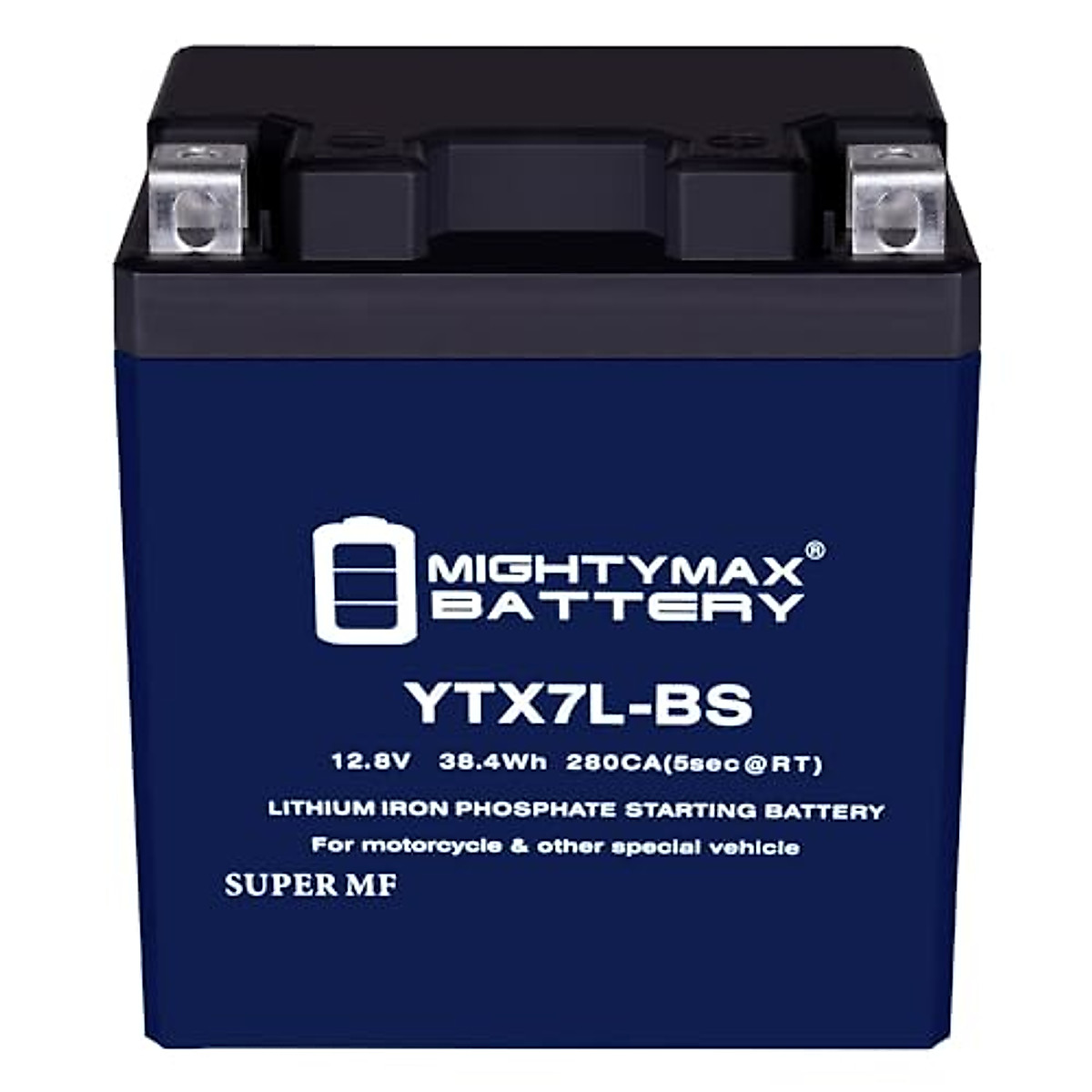 Mighty Max Battery YTX7L-BS Lithium Replacement Battery for Duralast Gold GSX7L