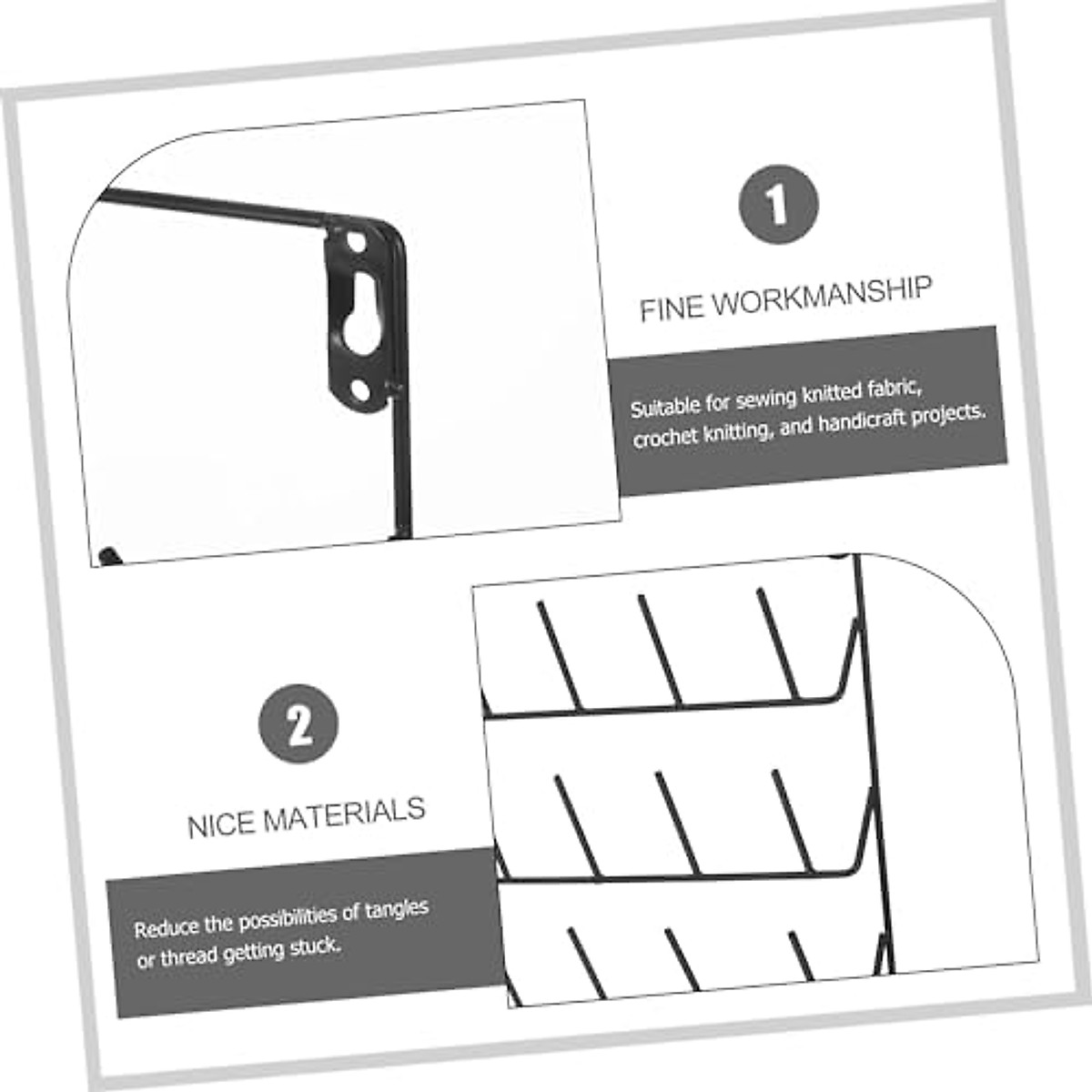 32 Axis Frame Braiding Rack Wear-Resistant Thread Organizer Wall-Mounted Thread Organizer Iron Thread Rack Wall-Mounted Thread Rack Wall-Mounted Thread Holder Room Thread Holder