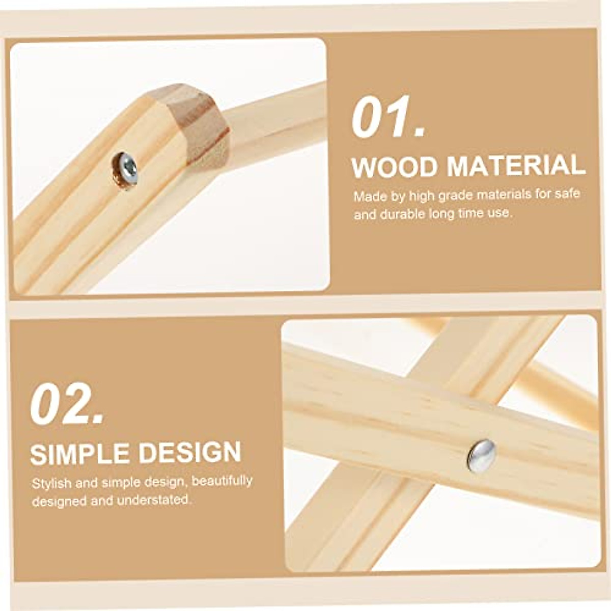 DEPILA 1 Set Mail Wood Newspaper File Basket for Assemble Vinyl Newspapers Rope Record Living DIY Macrame Making Holder Floor Magazine Rack Book Stand Handmade Storage Display Woven Newsstand