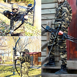 SOPOGER Archery Recurve Bows for Adults -Bow and Arrow Set for Adults Youth Beginner 30 lbs 40 lbs Metal Riser Takedown Recurve Bow Right Handed for Outdoor Practice Target Hunting (Black - 40lbs)