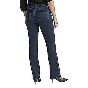 JAG Jeans Women's Eloise Mid Rise Bootcut Jeans-Legacy, Artesia Blue, 10 Petite