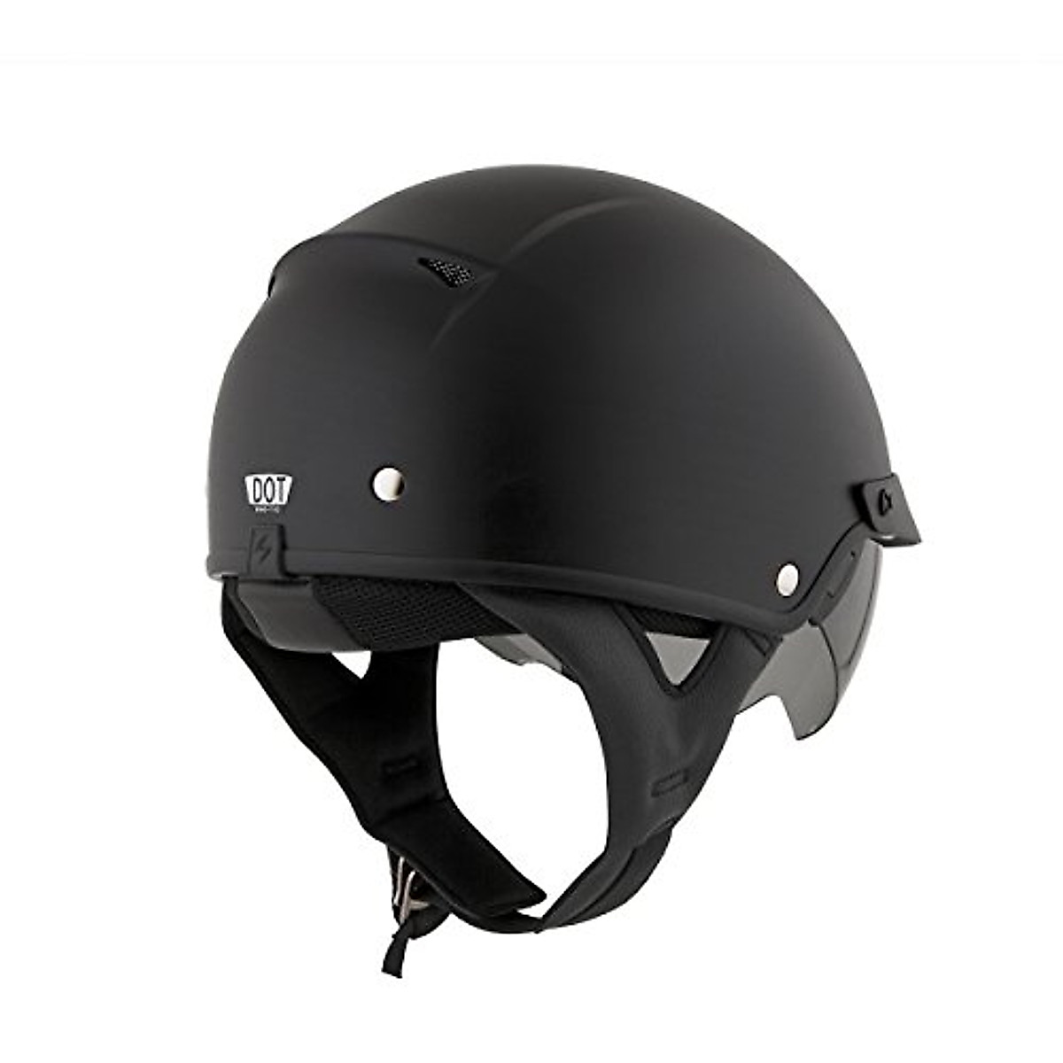 ScorpionEXO Unisex-Adult half-size-helmet-style EXO-C110 Helmet (Matte Black,XX-Large), 1 Pack