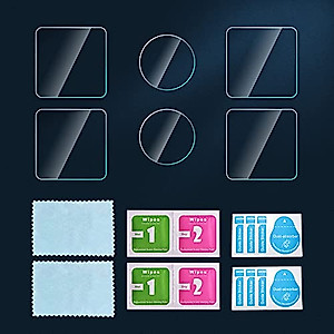 【6 Pcs】STARTRC Osmo Action 2 Screen Protector for DJI Action 2 Accessories,Tempered Glass Screen Cover Protector + Lens Protector for DJI Action 2 Dual-Screen