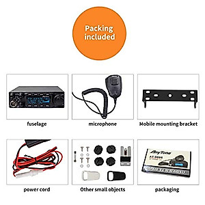 AnyTone AT-6666 10 Meter Radio for Truck, with SSB(PEP)/FM/AM/PA Mode,High Power Output 15W AM,45W FM,60W SSB(PEP)