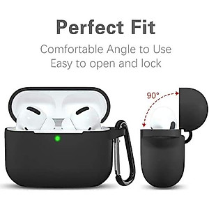 Silicone Shockproof Cover Case for Airpods Pro 2nd Generation (2022) - Glow in The Dark Blue