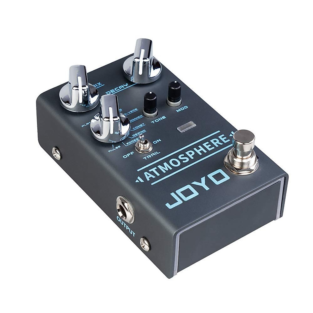 JOYO R-14 Atmosphere Reverb Pedal Bundle with DC 9V Pedal Power Supply (800mA -1A) AC Adapter