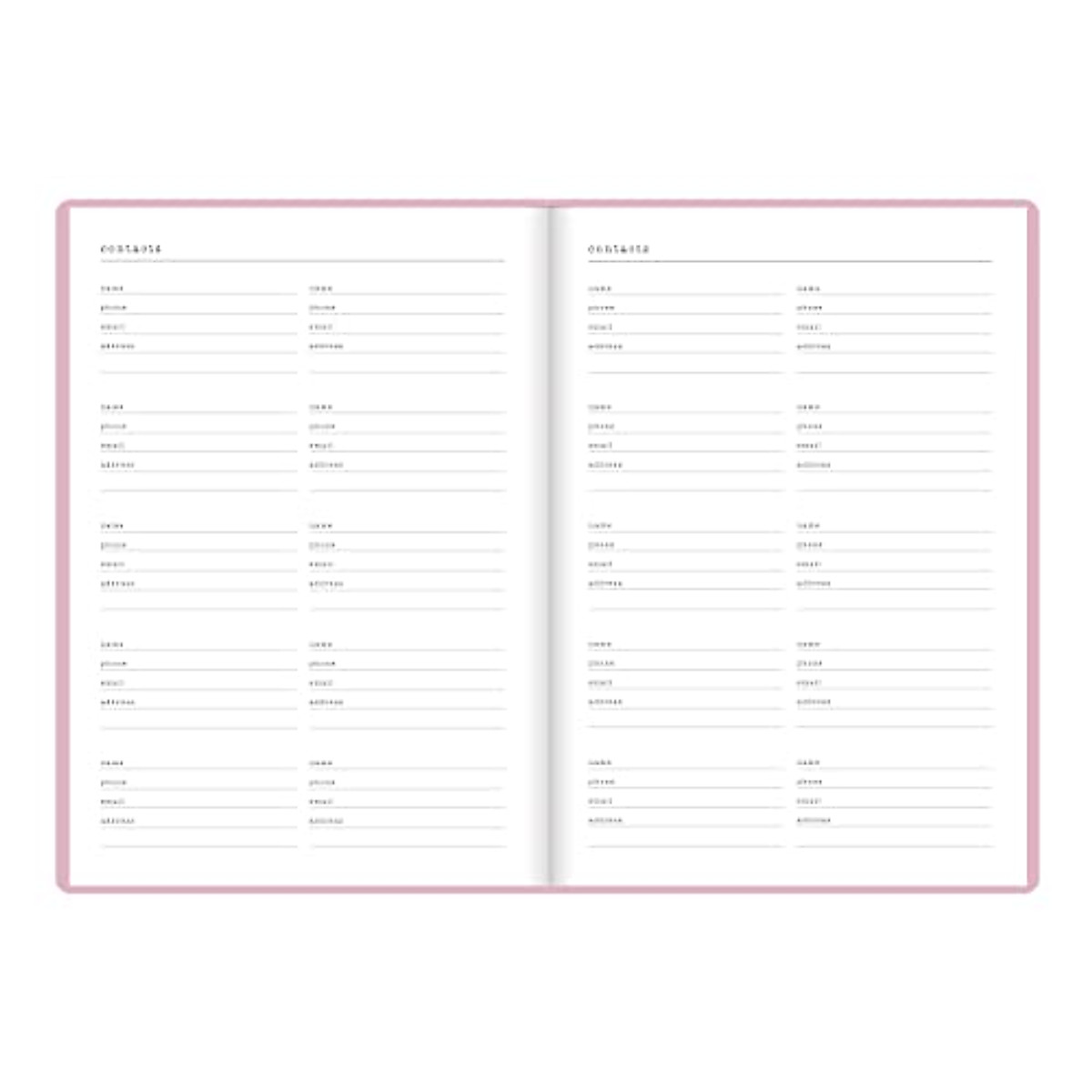 Letts of London Inspire Weekly/Monthly Planner, 12 Months, January to December, 2024, A5 Size, 8.25" x 5.875", Multilingual, Pink (C082021-24)