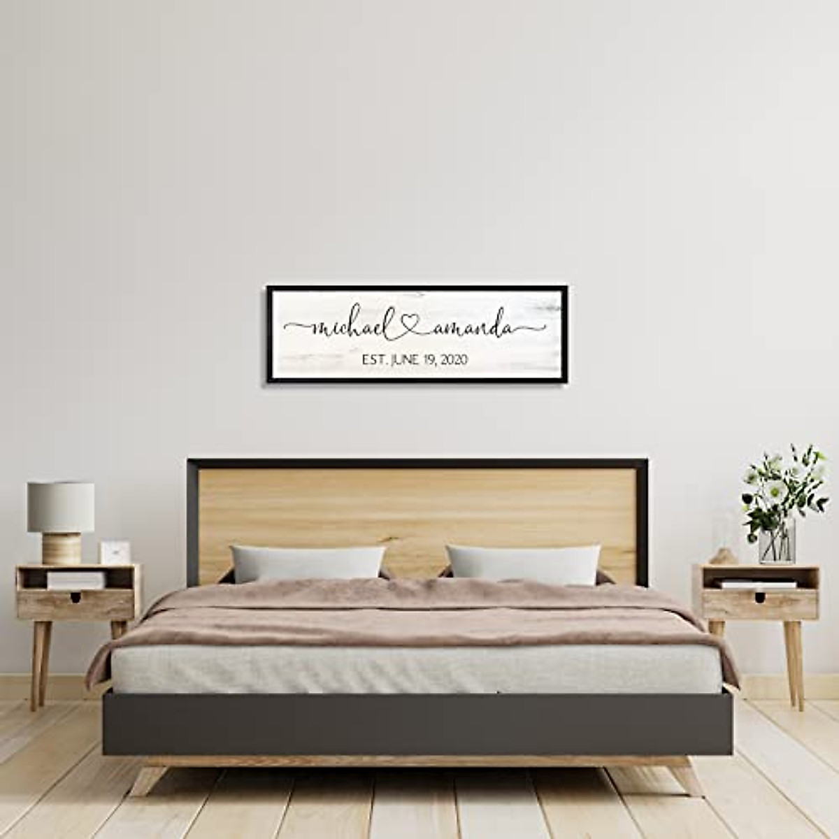 Master bedroom wall decor over the bed-marriage signs-wedding gift for couple-bridal shower gift
