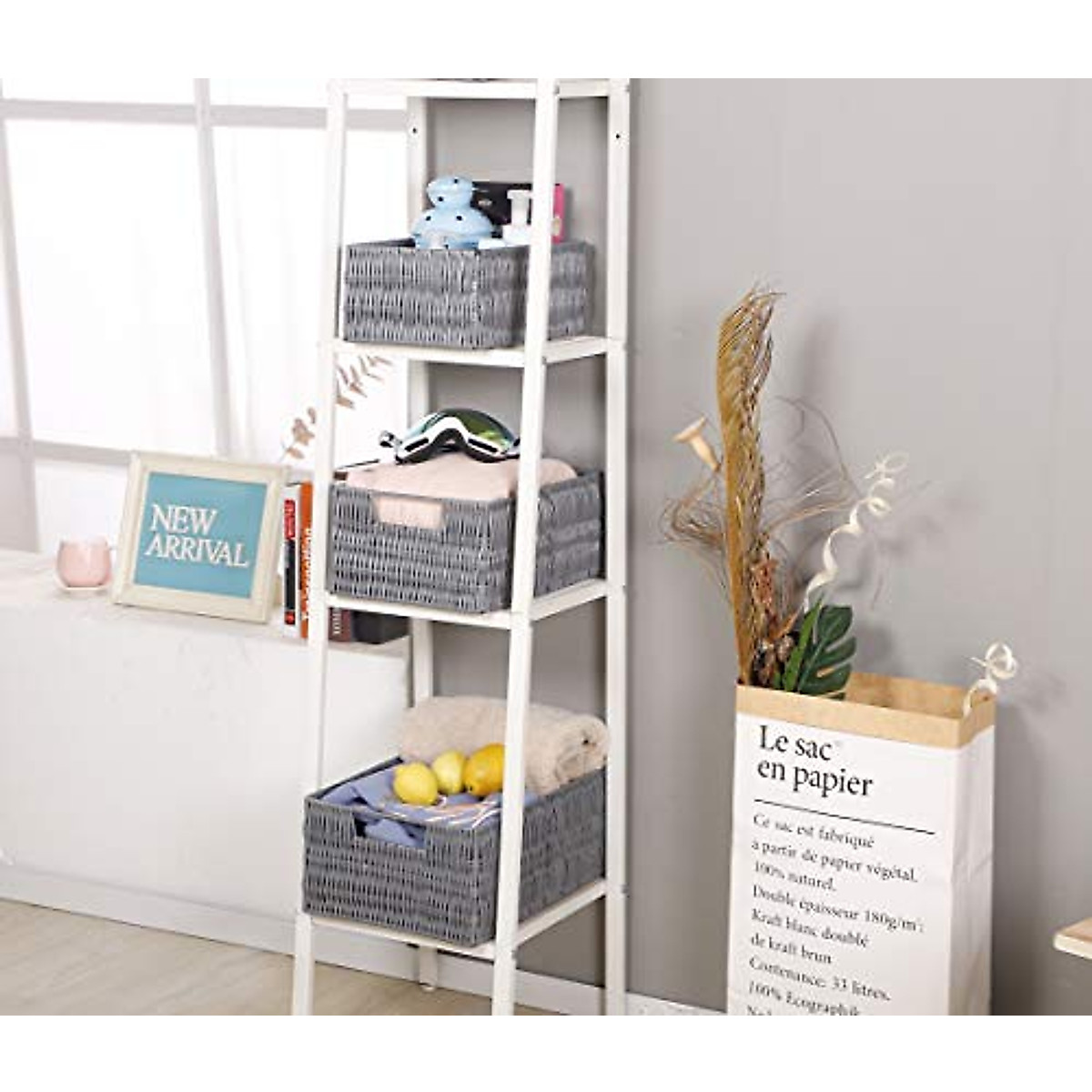 Elevon BalanceFrom Handmade Storage Baskets Organizer Bins, Set of 3