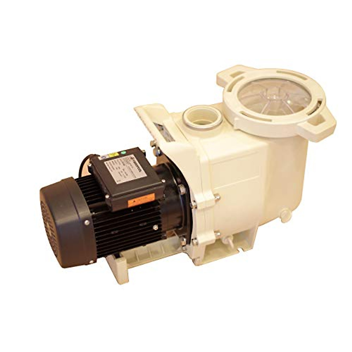 FibroPool 1.5 HP Swimming Pool Pump for In Ground Pools and Spas - 1.5 Horsepower - Designed in the USA - High Efficiency Single Speed Motor With Clear Top Lid - FP150