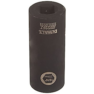 DEWALT IMPACT Socket, Deep, SAE, 1/2 Inch Drive, 15/16 Inch (DW22932)