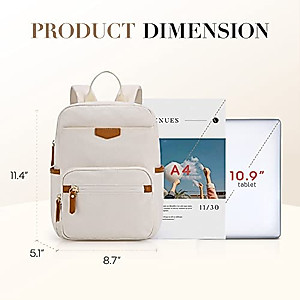 Missnine Mini Backpack Women Small Backpack Purse for Teen Girl Kids Backpack Cute Bookbag Canvas Daypacks for School Travel Work