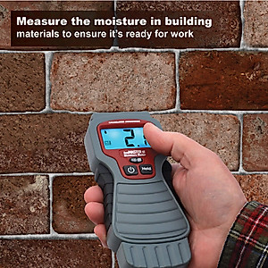 Calculated Industries 7440 AccuMASTER XT Digital Moisture Meter | Handheld |Pin Type | Backlit LCD Display | Detects Leaks, Damp and Moisture in Wood, Walls, Ceilings, Carpet and Firewood