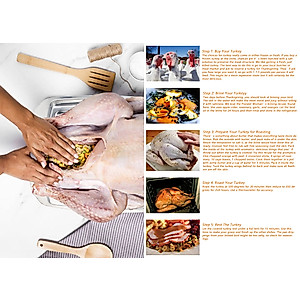 Stainless Steel Spiked Roast Chicken Carving Dish Tray, Turkey Meat Serving, Stainless Steel Carving Knife Fork Set for Meat Turkey(Carving Tray Knife Fork)