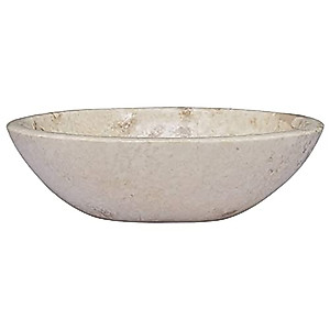 Sink Cream 20.9"x15.7"x5.9" Marble,Modern Marble Bathroom Sink: A Durable and Stylish Addition to Your Home Bath Fixtures，Bathroom Sinks