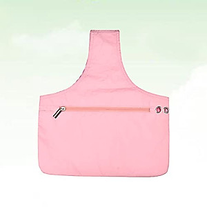 COHEALI Knitted Tote Bag Handbag Bag Storage Needles Tote Holder Big DIY Kraft Crochet Unfinished Projects Organizer Knitting Accessories Wool Yarn and Brown Other Bag for Crochet Hooks