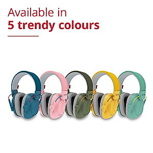 Alpine Muffy Kids - Noise Cancelling Headphones for Kids - CE & ANSI Certified - 25dB - Sensory & Concentration Aid - Blue