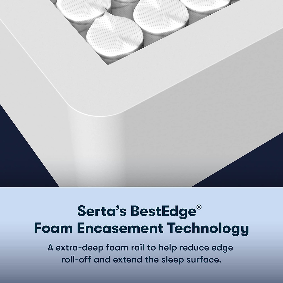 Serta Perfect Sleeper Enhanced 14.5" California King Mattress - Plush Pillow Top, Cooling Gel Memory Foam, Pocket Innersprings for Motion Isolation, Edge Support, CertiPUR-US Certified - Nurture Night