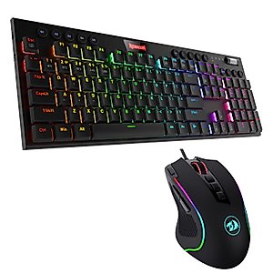 Redragon K618 Gaming Keyboard & M612 Mouse Bundle