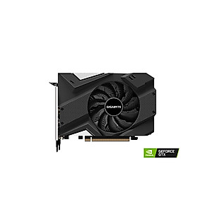 GIGABYTE GeForce GTX 1650 D6 OC 4G Graphics Card, 170mm Compact Size, 4GB 128-Bit GDDR6, GV-N1656OC-4GD REV2.0 Video Card