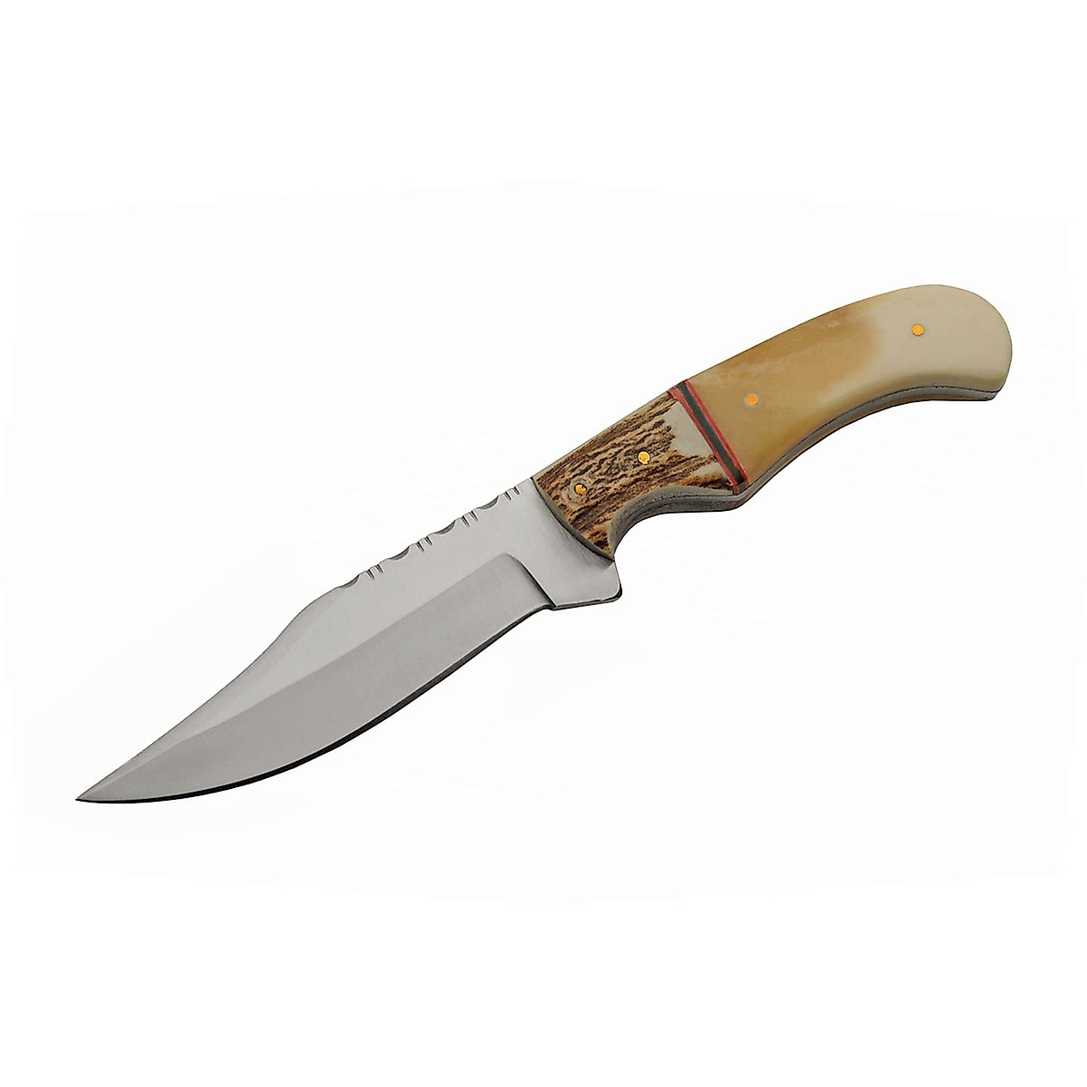 Venison Stainless Steel Blade Bone/Stag Handle 8.75 inch Hunting Knife
