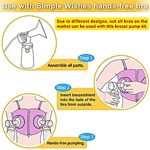 Nenesupply Pump Parts with 24mm Flanges Compatible with Medela Pump in Style Parts Accessories Breast Pump Not Original Medela Pump Parts Incl. 24mm Flange Breastshield Connector Valve Membrane Tubing