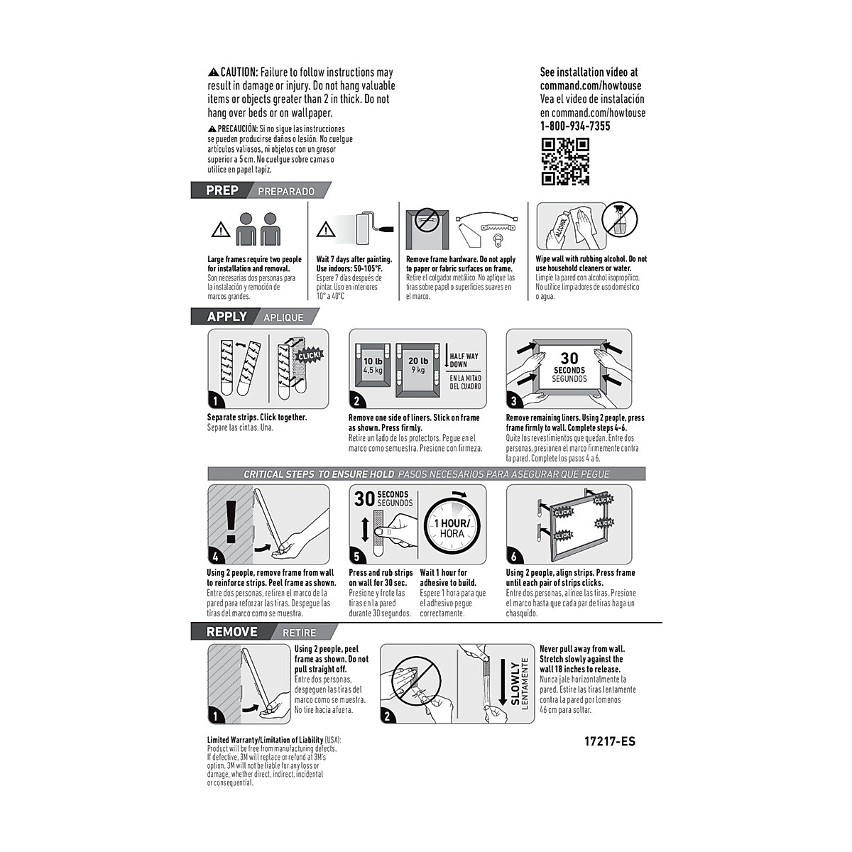 Command 20 Lb XL Heavyweight Picture Hanging Strips, Damage Free Hanging Picture Hangers, Heavy Duty Wall Hanging Strips for Living Spaces, 10 White Adhesive Strip Pairs