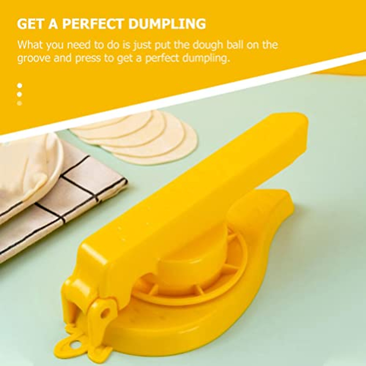 Tortilla Press Dumpling Maker Tool: Tortilla Maker Plastic Dough Presser Tool Mexican Taco Quesadilla Maker Kitchen Supply for Dumpling Pasta Cookies Pizza