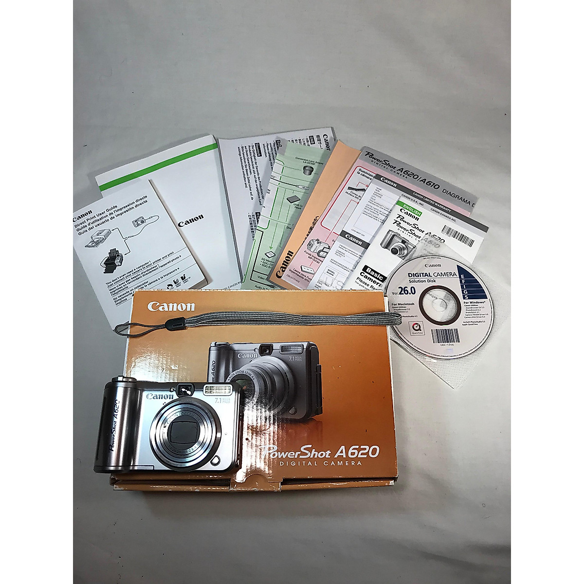 Canon Powershot A620 7.1MP Digital Camera with 4x Optical Zoom