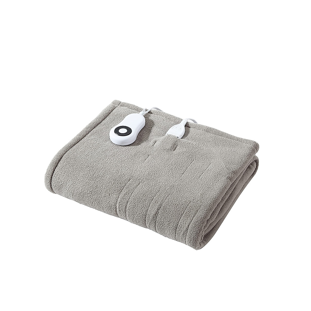 Eddie Bauer - Throw Blanket, Soft & Plush Heated Blanket, Cozy Fleece Bedding with Sherpa Reverse, 5 Heat Setting, Ash