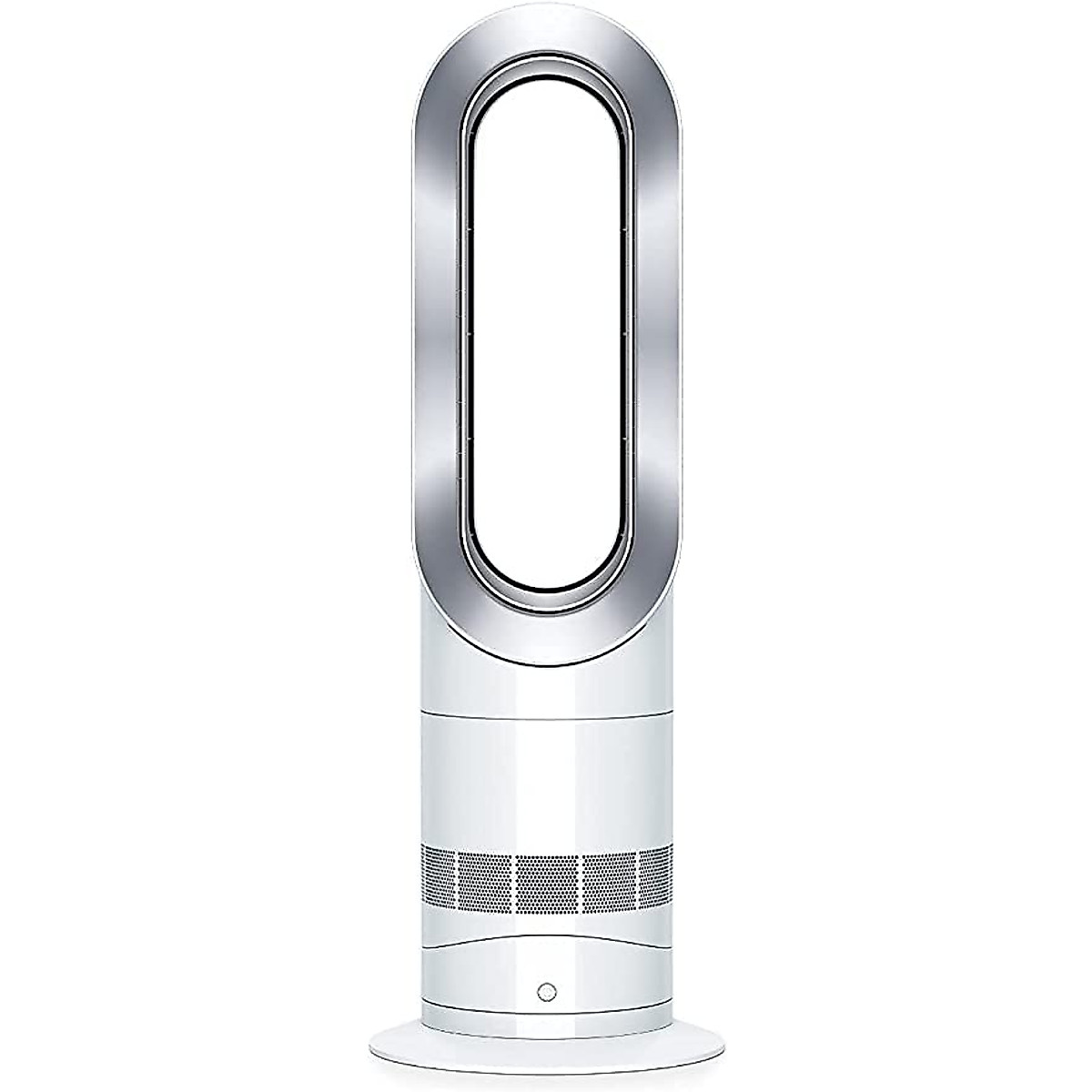 Dyson Hot+Cool AM09 Tower Bladeless Fan Heater - White/Silver (Renewed)