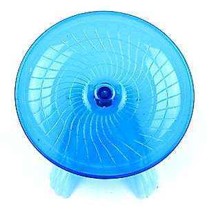 Alfie Pet - Rudy Exercise Running Wheel for Mouse, Chinchilla, Rat, Gerbil and Dwarf Hamster - Color: Blue
