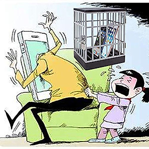 Mobile Phone Jail Cell Phones Prison Lock Up Safe Smartphone Stand Holders Classroom Home Table Office Storage Gadget -Family Time, Party Fun Novelty Gift Idea