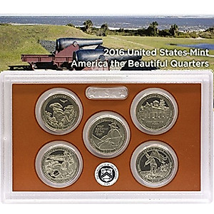 2016 S US Proof Set National Parks Quarters Comes in US Mint Packaging Proof