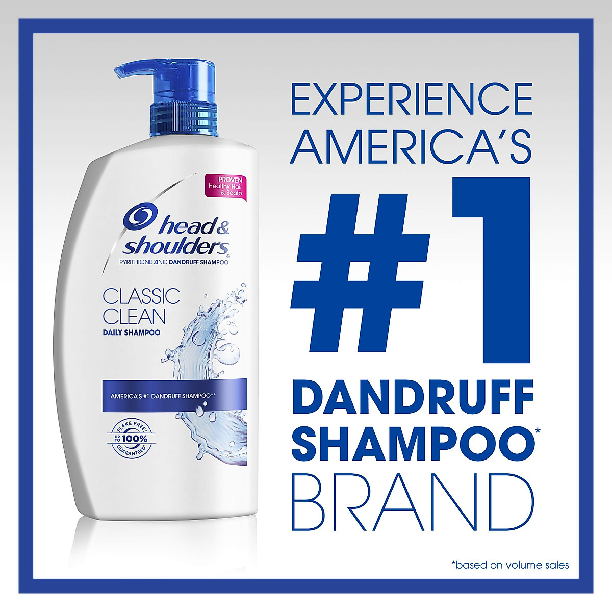 Head and Shoulders Classic Clean Daily-Use Anti-Dandruff Paraben Free Shampoo, 32.1 fl oz