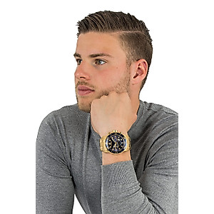 Invicta Men's 0073 Pro Diver Collection Chronograph 18k Gold-Plated Watch