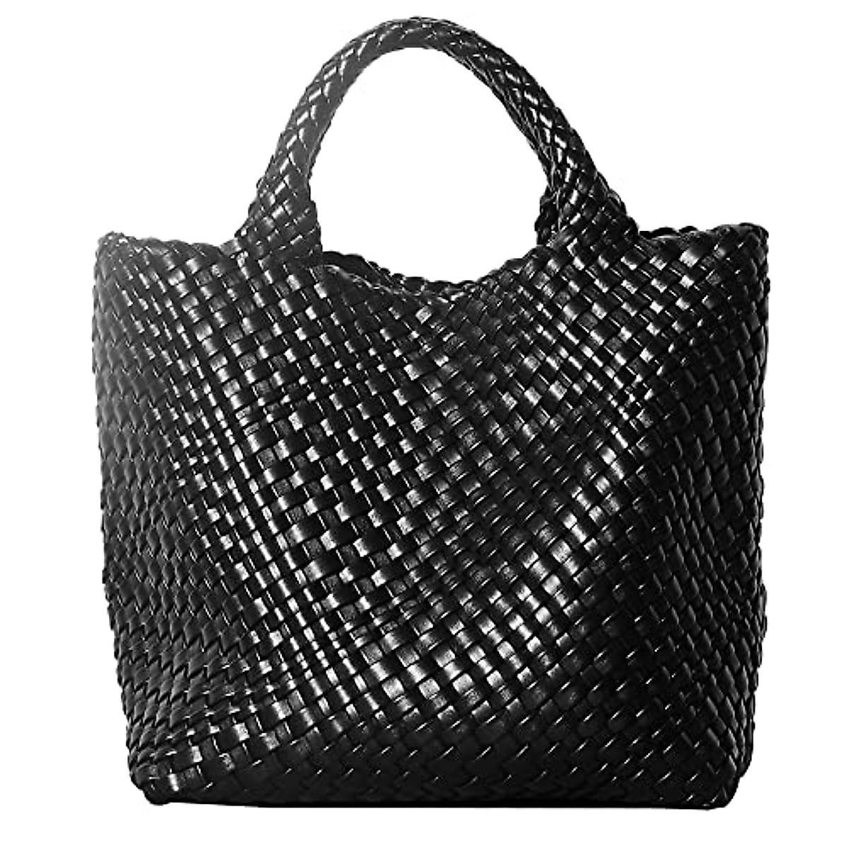 BZXHVSHA Women's Tote Bag Large Capacity Handbags And Purse For Ladies (Black)
