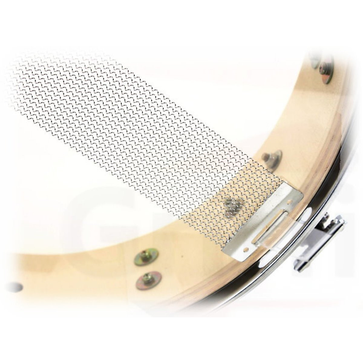 Piccolo Snare Drum 13" x 3.5" by GRIFFIN | 100% Poplar Wood Shell with Black PVC & White Coated Drum Head | Drummers Acoustic Marching Kit Percussion Instrument with Snare Strainer Throw Off Set